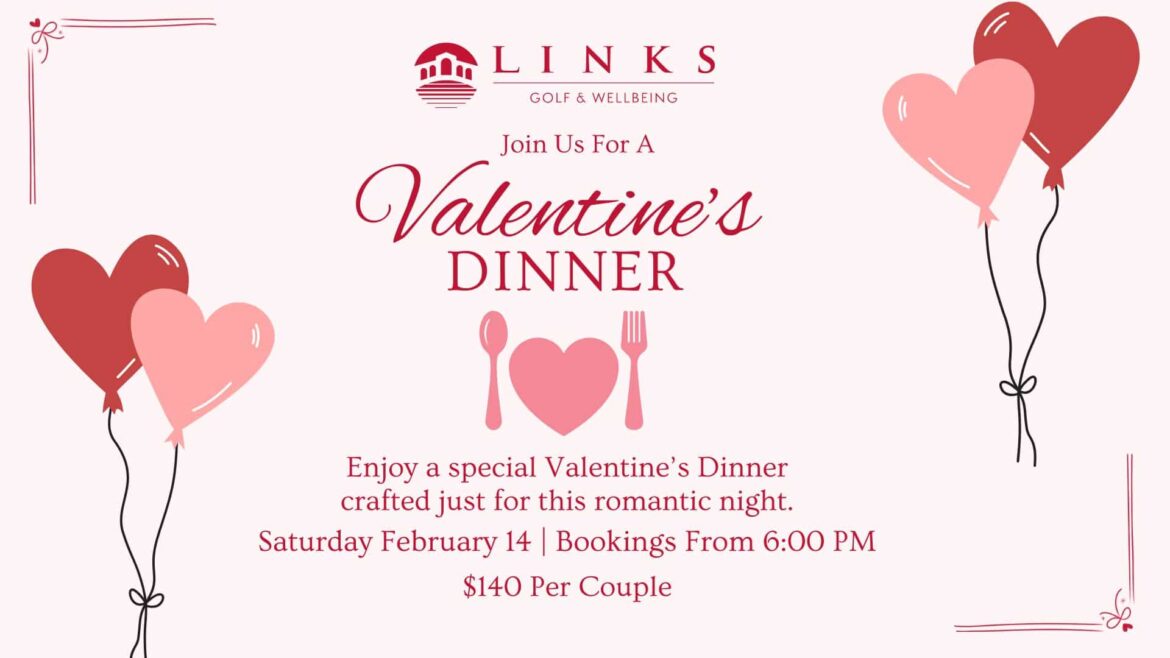 Valentines Day Dinner at Links Hope Island - Taste of The Gold Coast